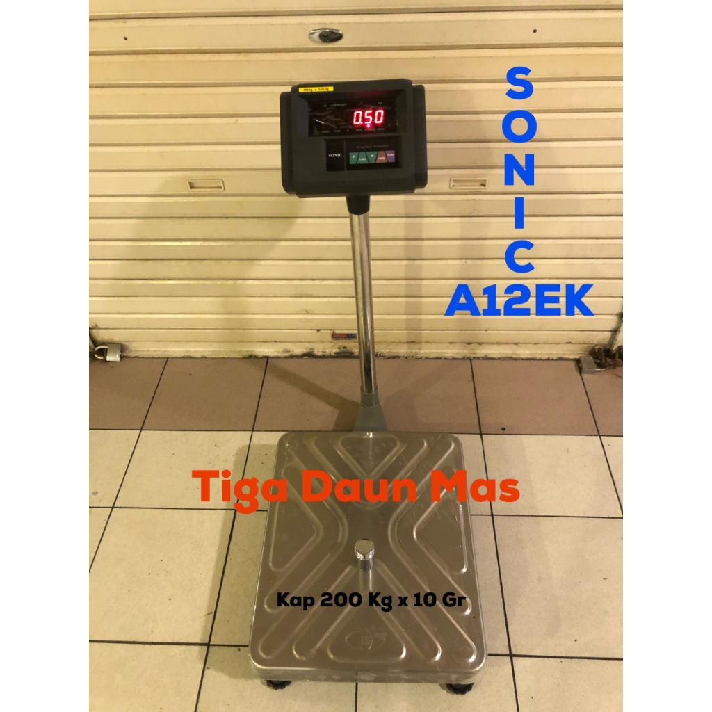 Jual Timbangan Barang digital / Timbangan lantai A12E 150 Kg / 200 Kg | Shopee Indonesia