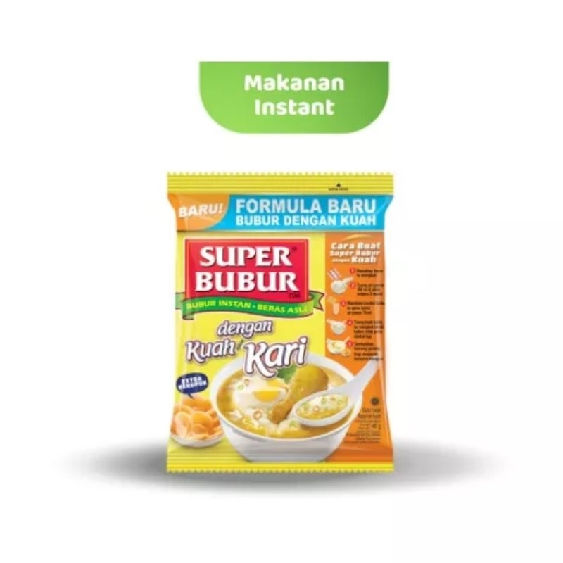 Jual Super Bubur Dari Mayora Bubur Ayam Kemasan Pack 45 gr | Shopee ...