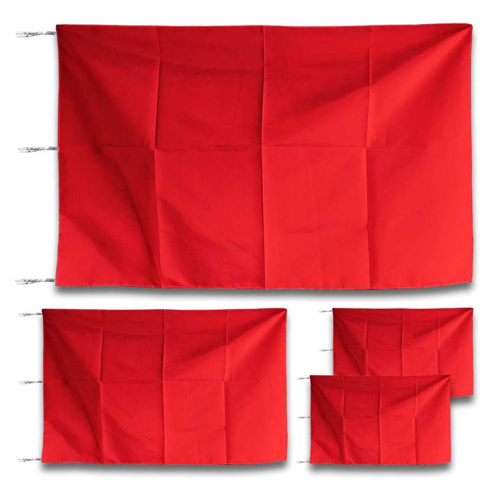 Jual Bendera Merah Polos Ukuran Kecil-Besar, Bahan Satin Peles | Shopee ...