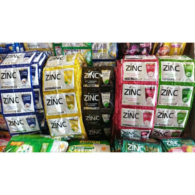Jual ( Dapat 4 RENCENG ) Shampo Zinc Renceng Random | Shopee Indonesia