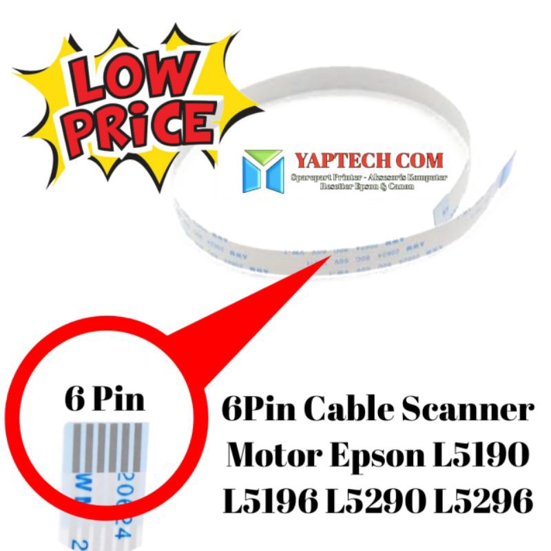 Jual Kabel Fleksibel Motor Scanner Epson L5190 L5196 L5290 L5296 Cable ...
