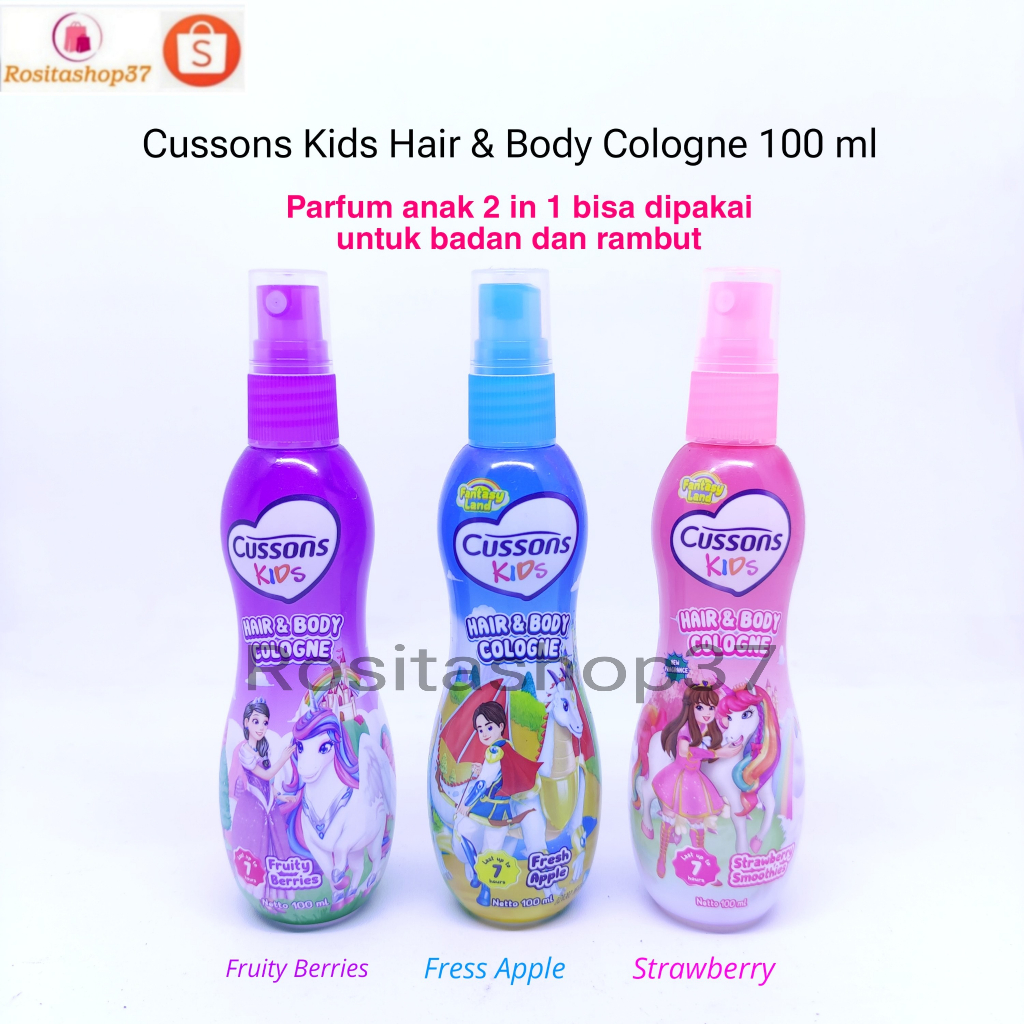 Jual Cussons Kids Hair & Body Cologne - Parfum Anak 2in1 Untuk Rambut ...