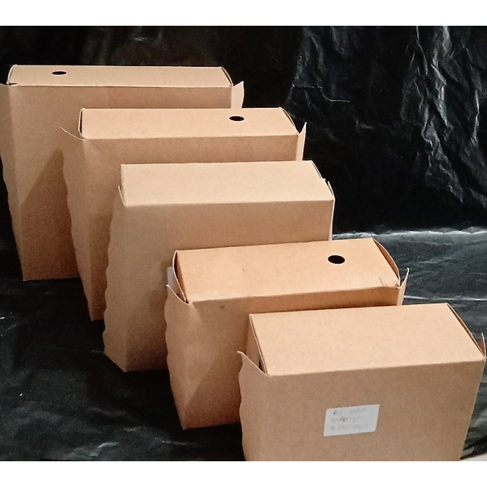 Jual DOS Kue Kraft / Dos Nasi Kotak Coklat R3, R5, R8, R10 @100 Pcs ...