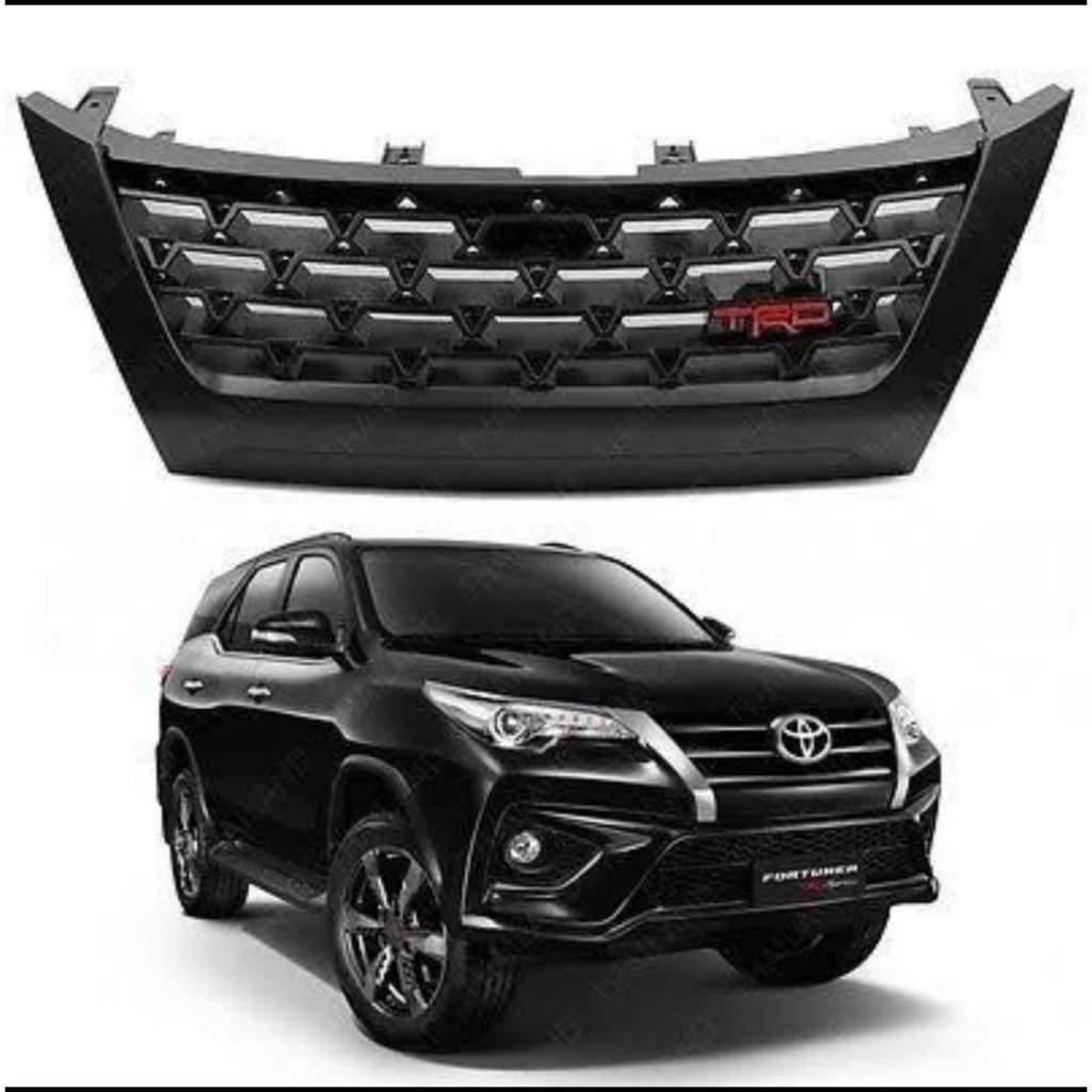 Jual Grill depan front grill all new fortuner Trd 2016-2019 hitam ...