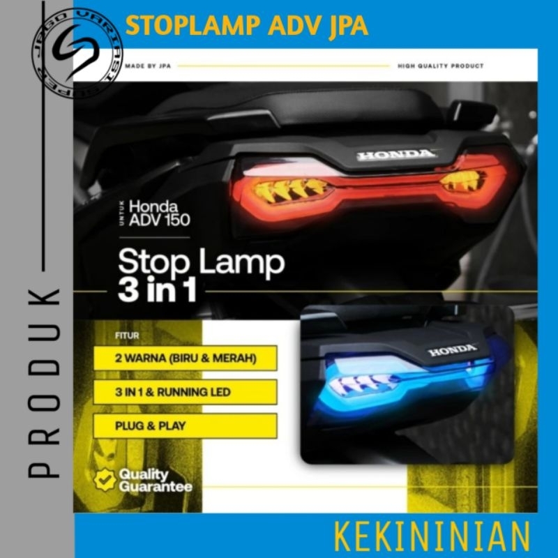 Jual Stoplamp ADV 150 ADV 160 JPA 3in1 Lampu Stop Belakang ADV Led JPA ...