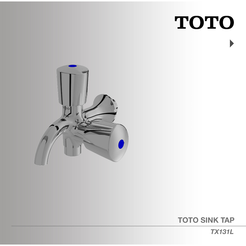 Jual TOTO TX131L Sink Tap With Shower Outlet Keran Cabang | Shopee ...