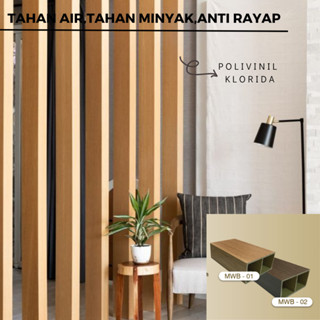 Jual WPC HOLLOW Partisi dinding kisi kisi pembatas ruangan minimalis ...