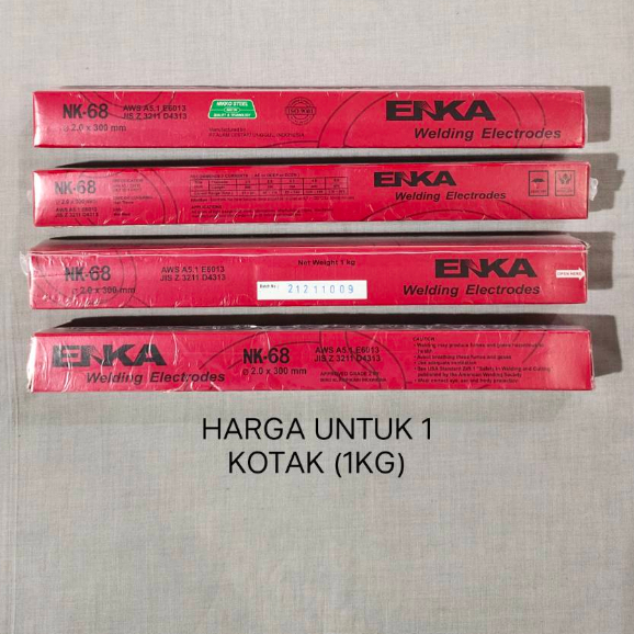 Jual Kawat Las NK-68 2mm 1kg E6013 ENKA NK68 2mm 1KG | Shopee Indonesia