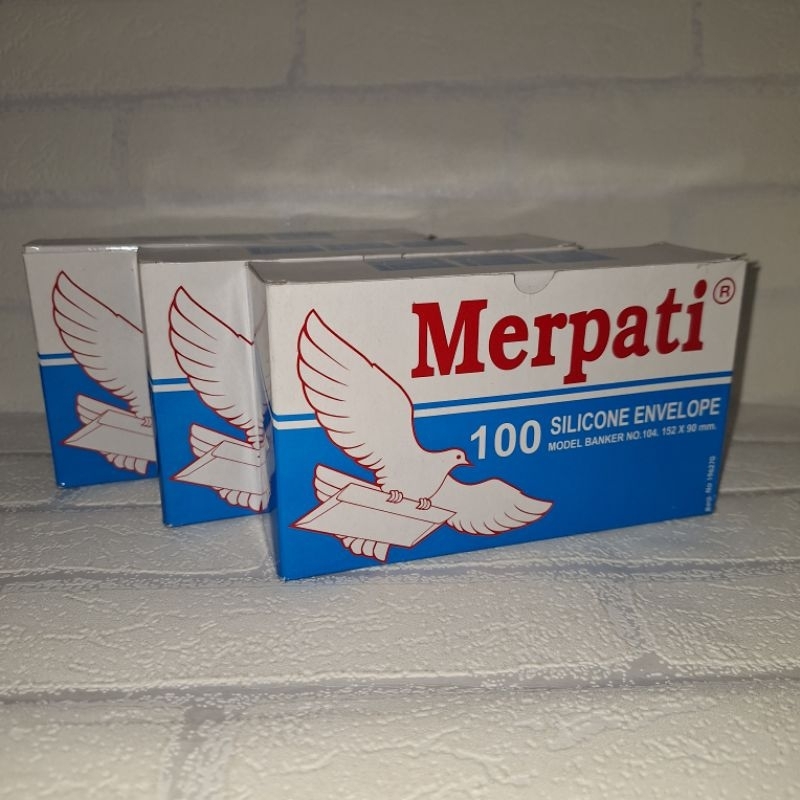 Jual 5 Box Amplop Merpati Biru No. 104 Size 152 x 90 mm | Shopee Indonesia