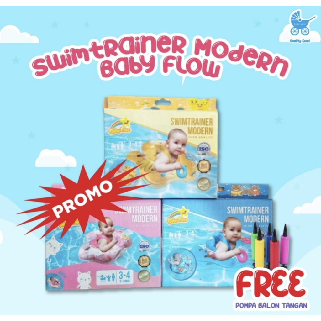 Jual BABY FLOW SWIM TRAINING MODERN ERGONOMIS / alat bantu renang bayi ...