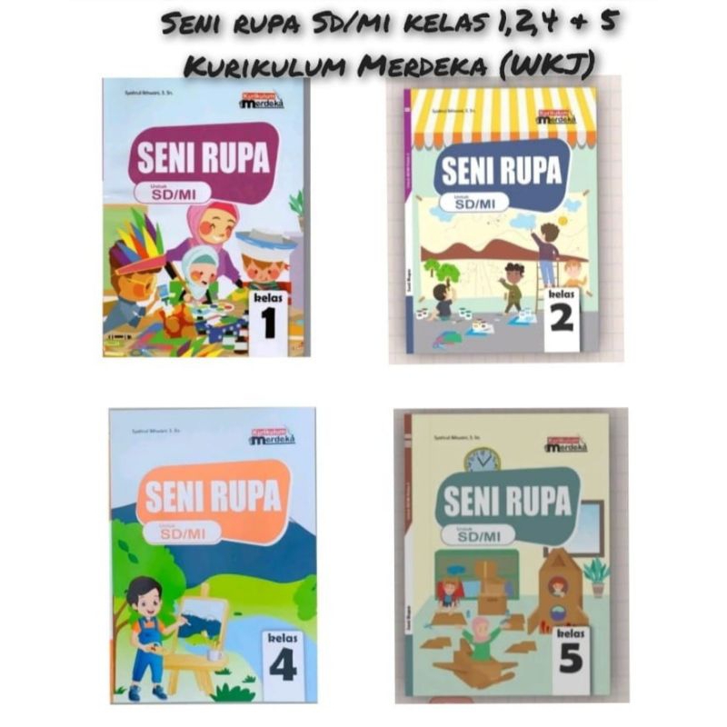 Jual Buku Pendidikan Siswa Seni Rupa Untuk SD/MI Kelas 1,2,4,5 Kurikulum Merdeka | Shopee Indonesia