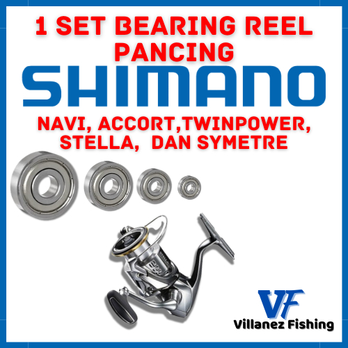 Jual BEARING REEL SET SHIMANO NAVI, ACCORT, TWINPOWER, STELLA, DAN ...