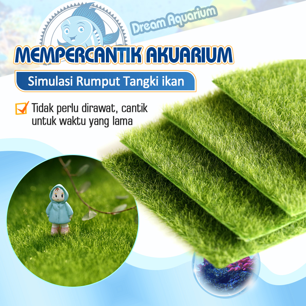 Jual Rumput Akuarium, Hiasan Rumput Aquarium, Hiasan Aquarium, Dekorasi ...