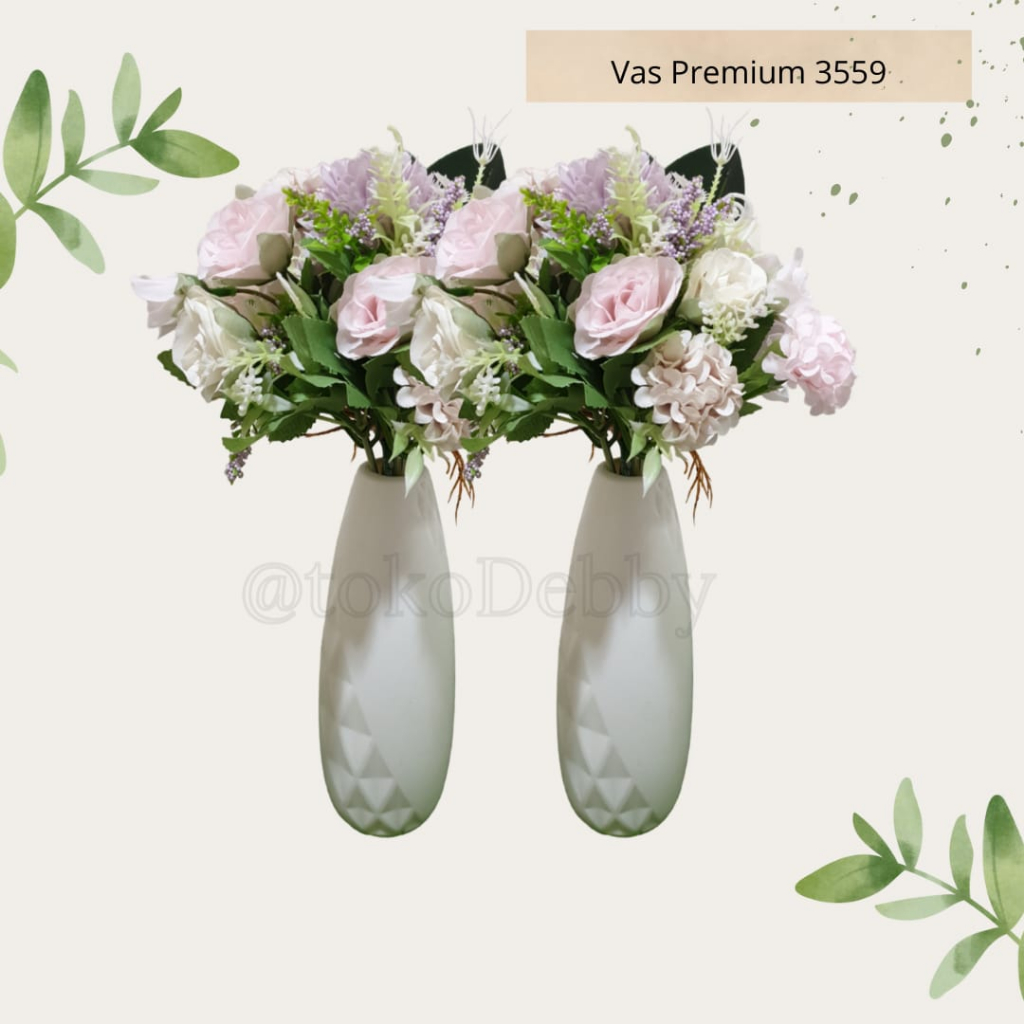 Jual Vas Bunga Premium Vas Bunga Plastik 3559 | Shopee Indonesia
