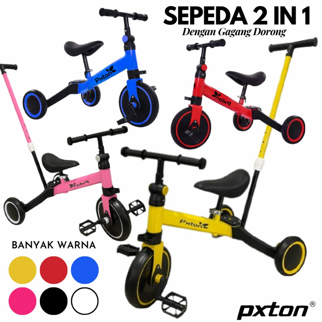 Jual PXTON - Mainan Sepeda Anak Roda 3 / 2In1 M97 Sepeda Keseimbangan ...