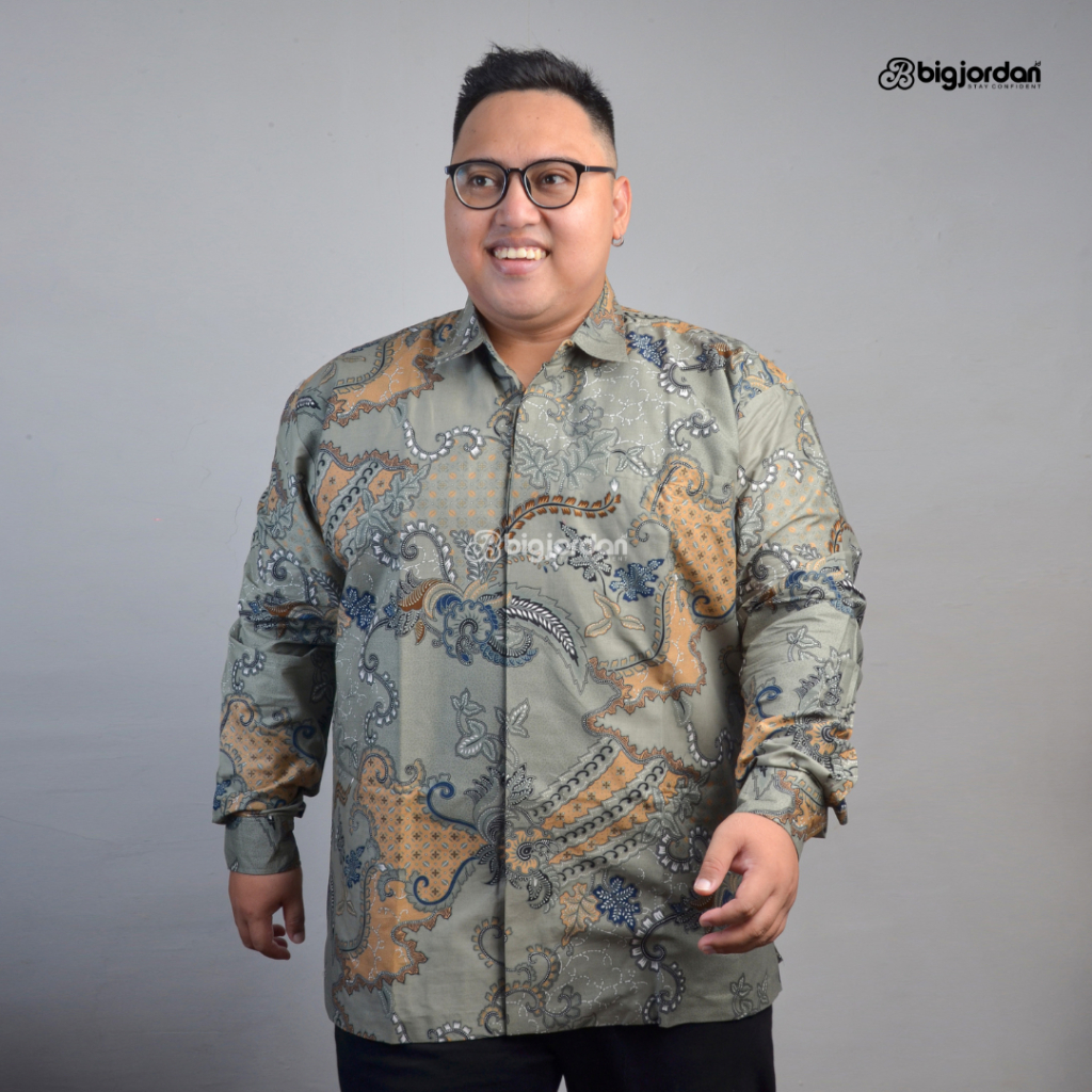 Jual BIGJORDAN Kemeja Batik Big Size JAMES XXXL XXXXL XXXXXL baju batik ...