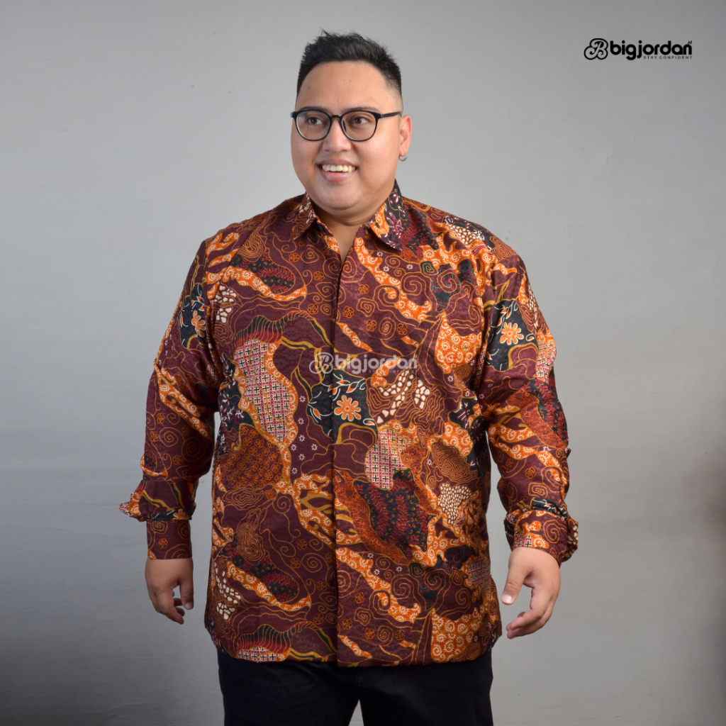 Jual BIGJORDAN Kemeja Batik Big Size JAMES XXXL XXXXL XXXXXL baju batik ...
