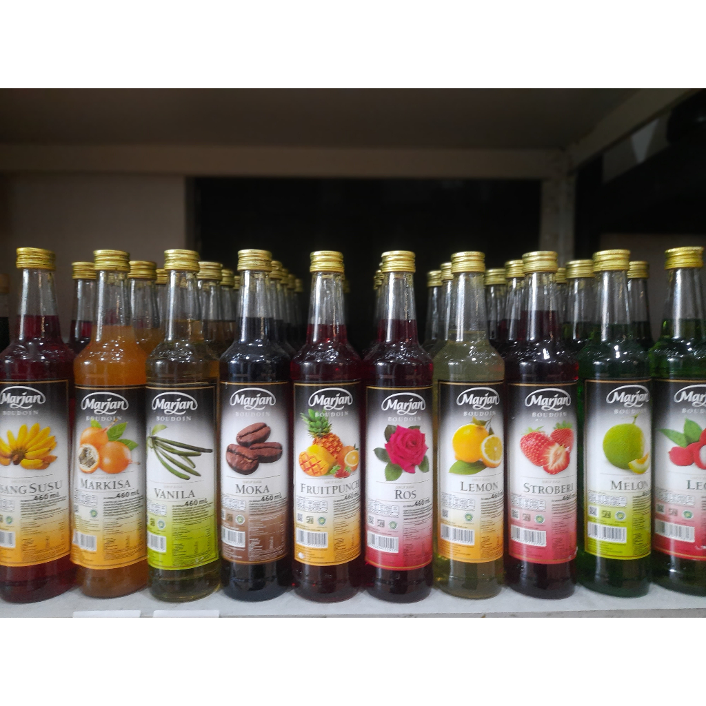 Jual MARJAN SQUASH & BOUDOIN ALL VARIANT 450 ML/460 ML | Shopee Indonesia