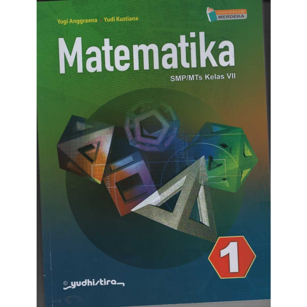 Jual Buku Matematika Kelas VII 1 SMP/MTs Kurikulum Merdeka Yogi ...