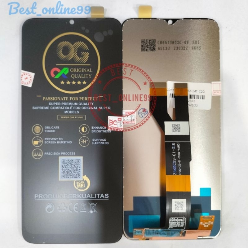 Jual LCD+TOUCHSCREEN REALME C20/C21/C11 2021/NARZO 50I | Shopee Indonesia