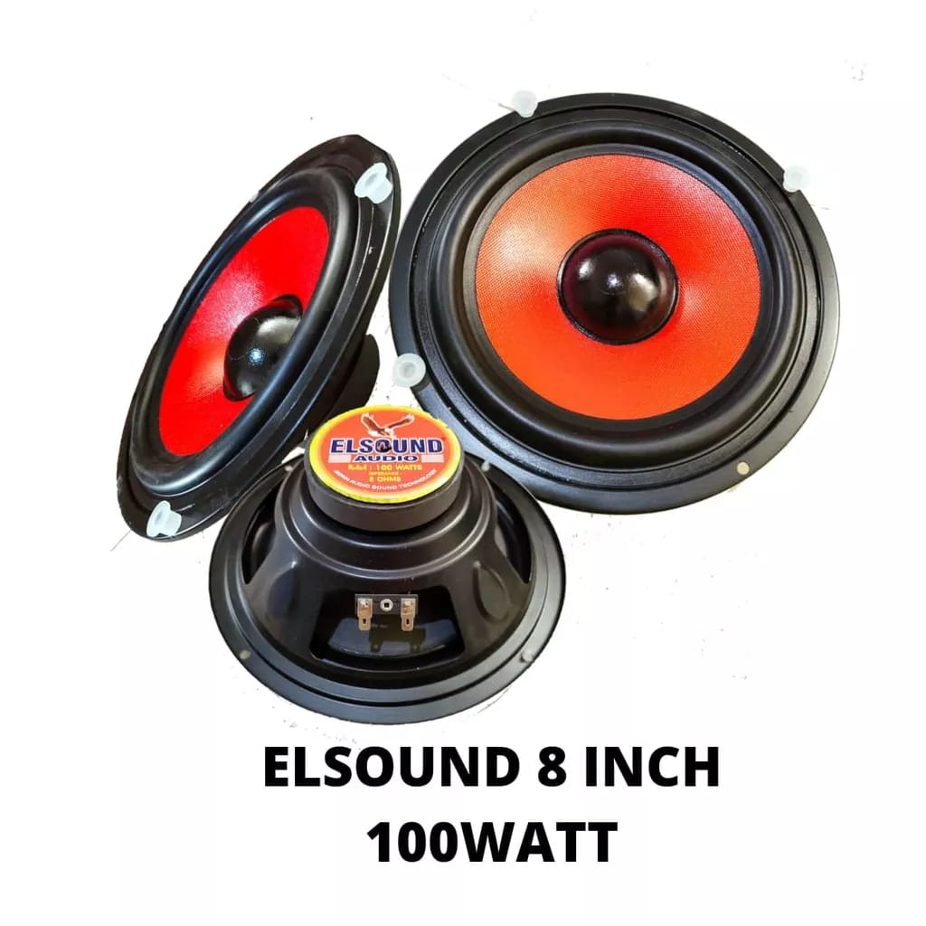 Jual SPEAKER ELSOUND 8 INCH MAGNET BESAR 150 WATT HITAM JAPAN AUDIO ...