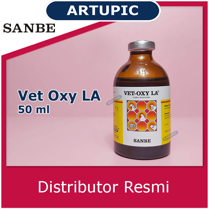 Jual Vet Oxy LA 50 ml Antibiotik Hewan Long Acting OTC Unggas Ayam Sapi ...