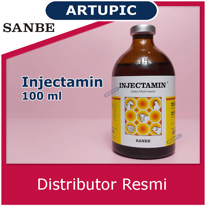 Jual Injectamin 100 ml Vitamin Ayam Unggas Kambing Babi Anjing Kucing ...