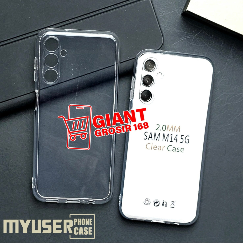 Jual SAMSUNG M14 SAMSUNG A21 CASE CLEAR HD 2.0MM CASE BENING TRANSPARAN ...