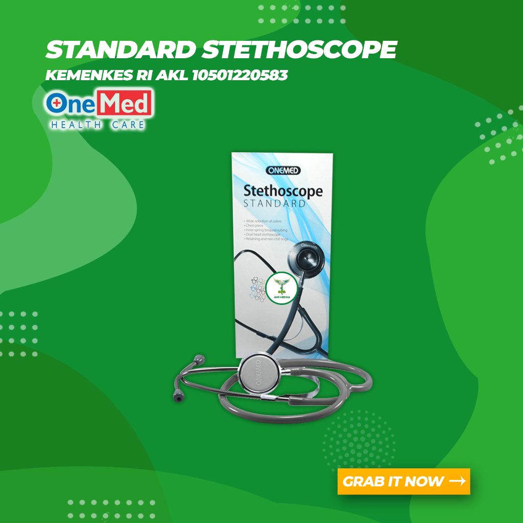 Jual Standard Stethoscope / Stetoskope Standard Onemed | Shopee Indonesia