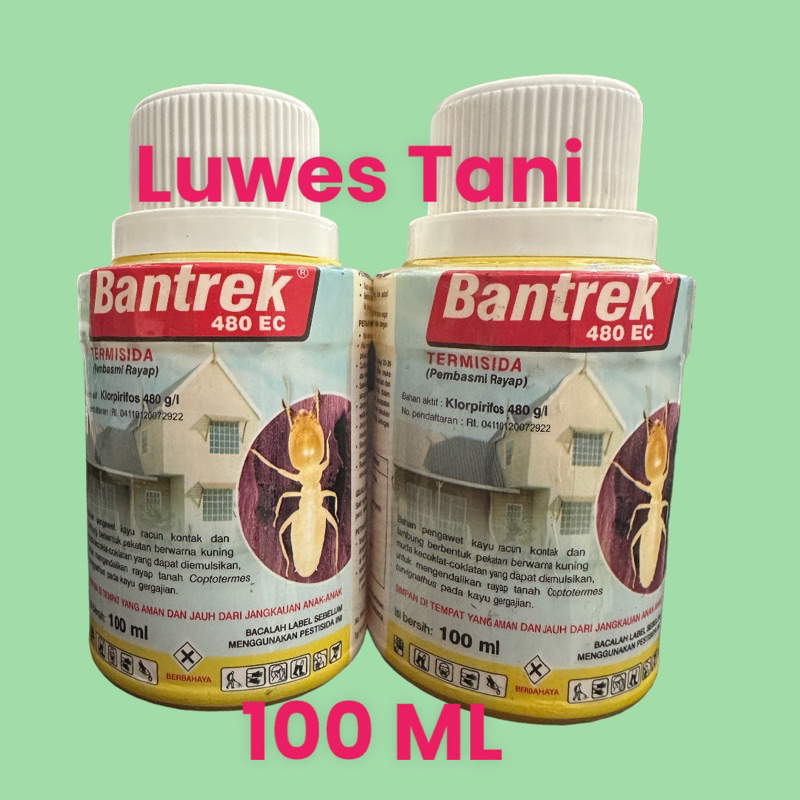 Jual BANTREK 480EC 100 ML TERMISIDA Rayap teter kayu | Shopee Indonesia