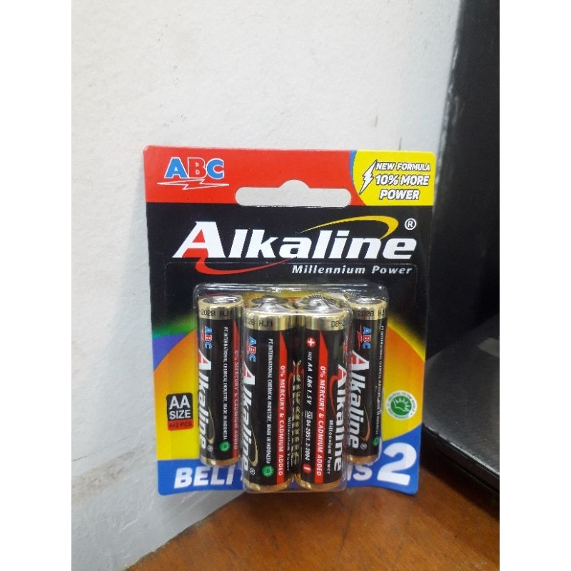Jual baterai abc Alkaline AA isi (4+2) | Shopee Indonesia
