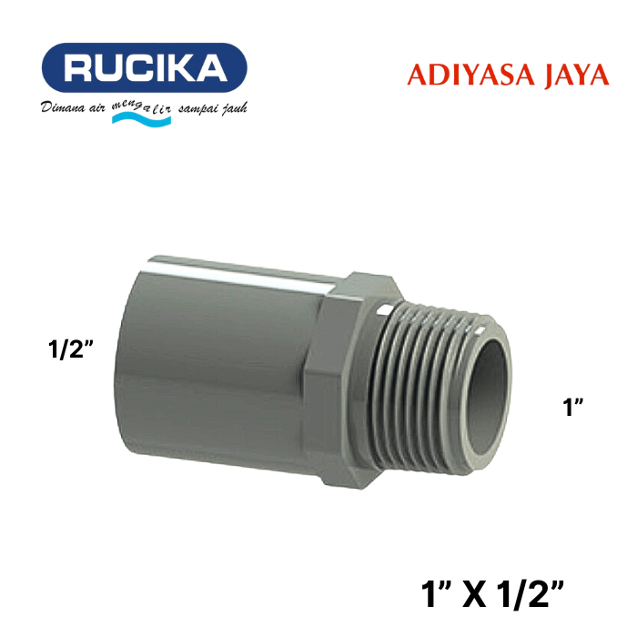 Jual Valve Socket AW 1 X 1/2 (RUCIKA) / SDL (Sock Drat Luar) | Shopee Indonesia