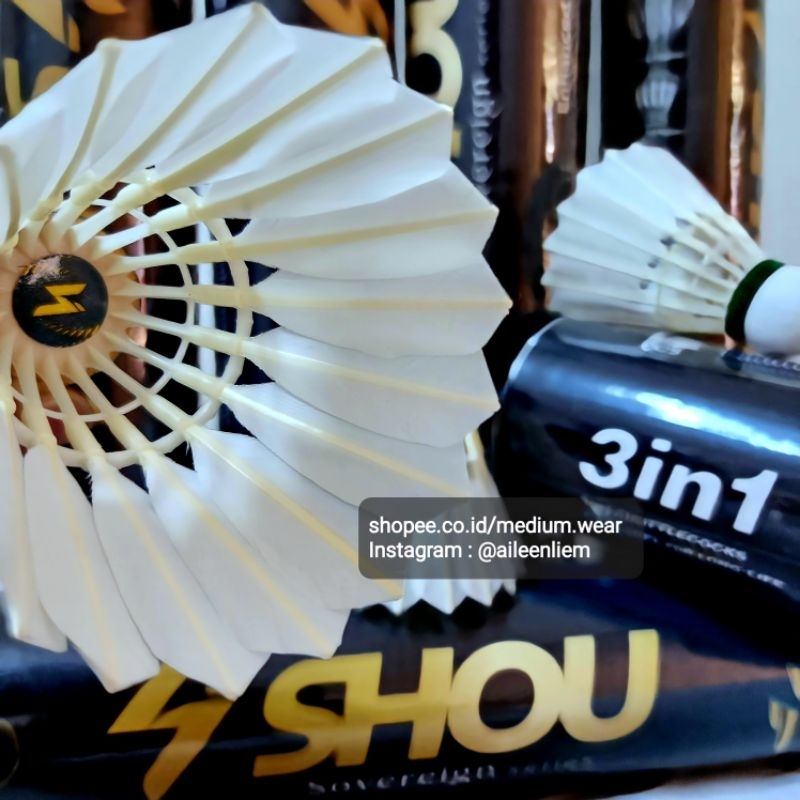 Jual SHOU SOVEREIGN Series 3IN1 Shuttlecock Badminton | Shopee Indonesia