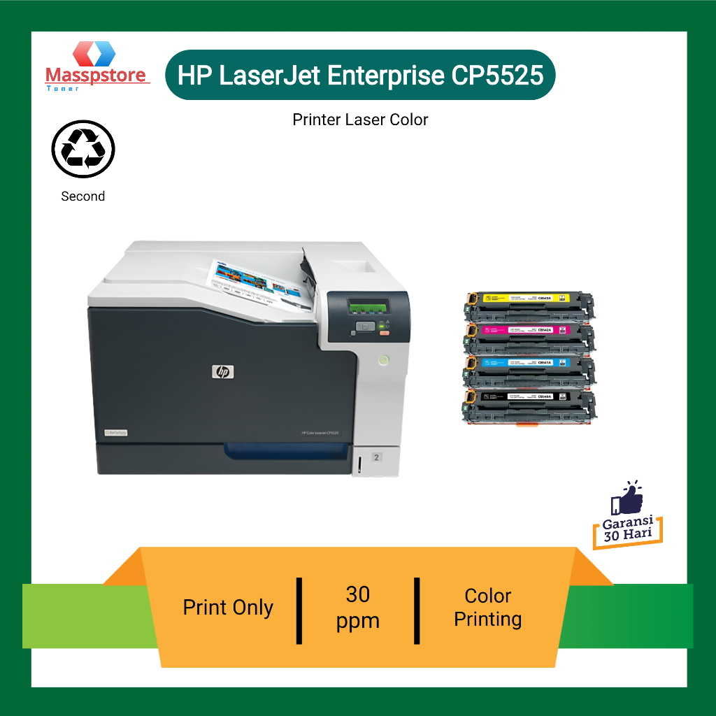 Jual Printer A3 Hp LaserJet CP5525 Printer Laser Color Print undangan Print label stiker sablon ...