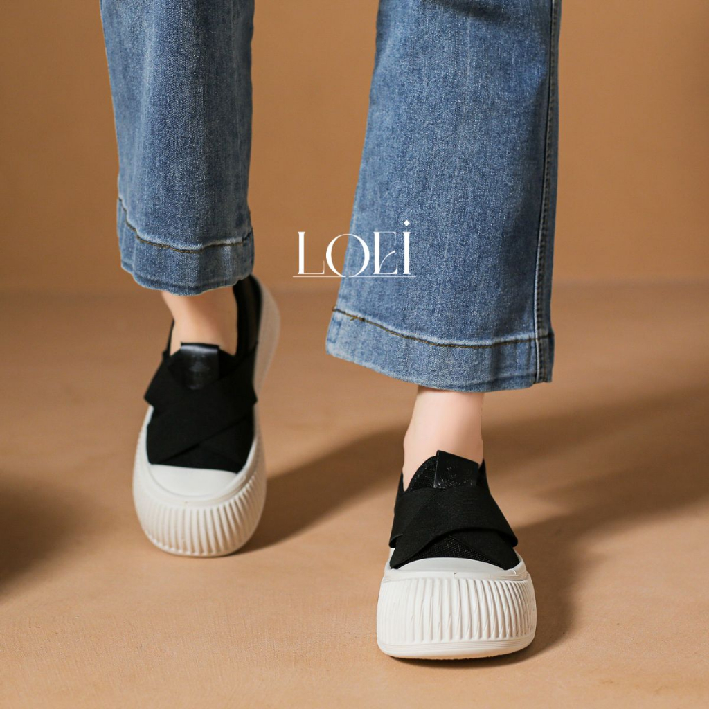 Jual DEFECT SALE LOEi Elora Sneakers Korea Viral Sepatu Wanita Kekinian ...