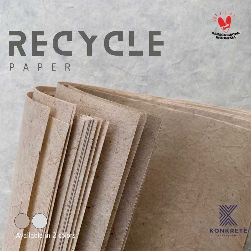 Jual Kertas Daur Ulang Putih A4 - Konkrete Photoprops - Kertas Ramah ...