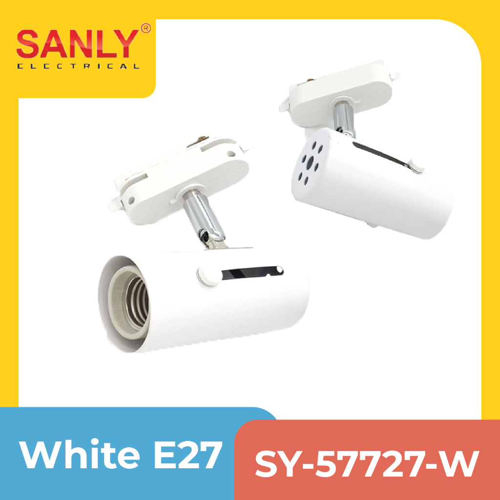 Jual KAP LAMPU SOROT RELL TRACK / PLAFON REL PUTIH HITAM FITTING ...