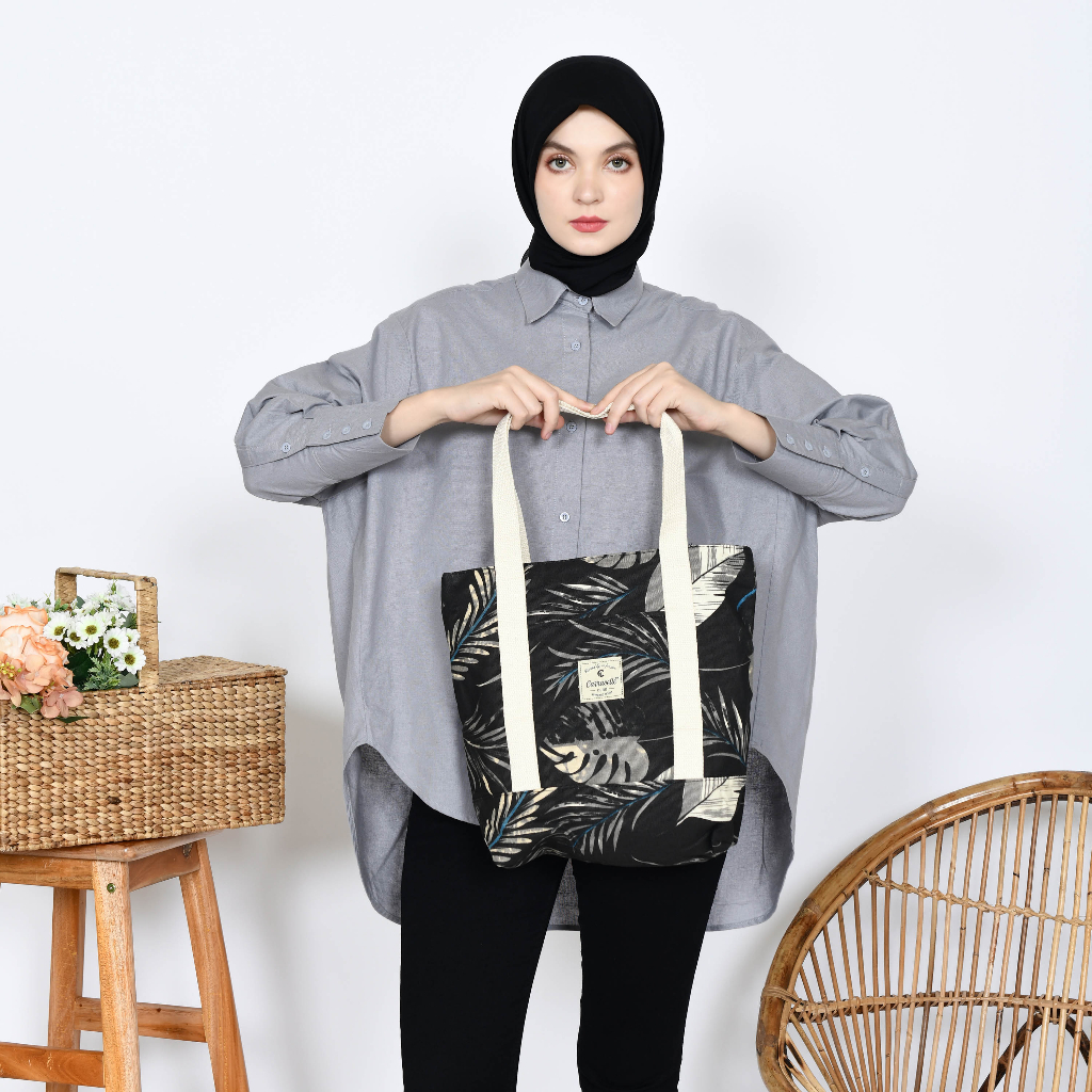 Jual NUDIE BAG/TOTEBAG CANVAS BESAR POLOS SUEDING TEBAL LEMBUT MODEL ...