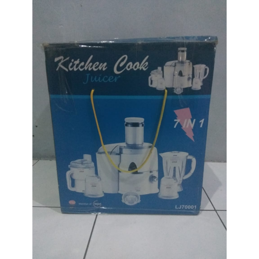 Juicer 7in1 Kitchen Cook Ori Made in Korea by Lejel LJ 70001 Kondisi Second Lengkap Mata Pisau Tajam