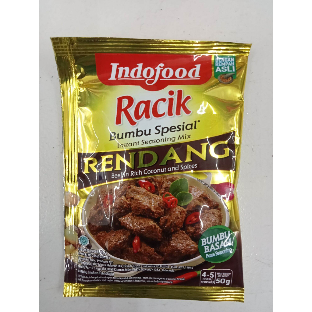 Jual Indofood Bumbu Racik Rendang | Shopee Indonesia