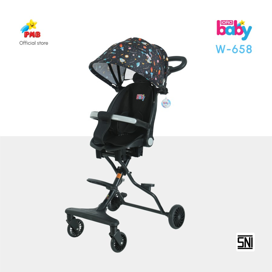 Jual NEW PRODUCT - STROLLER PMB IORA TOYS W658 / PMB IORA TOYS BABY STROLLER W628 | Shopee Indonesia