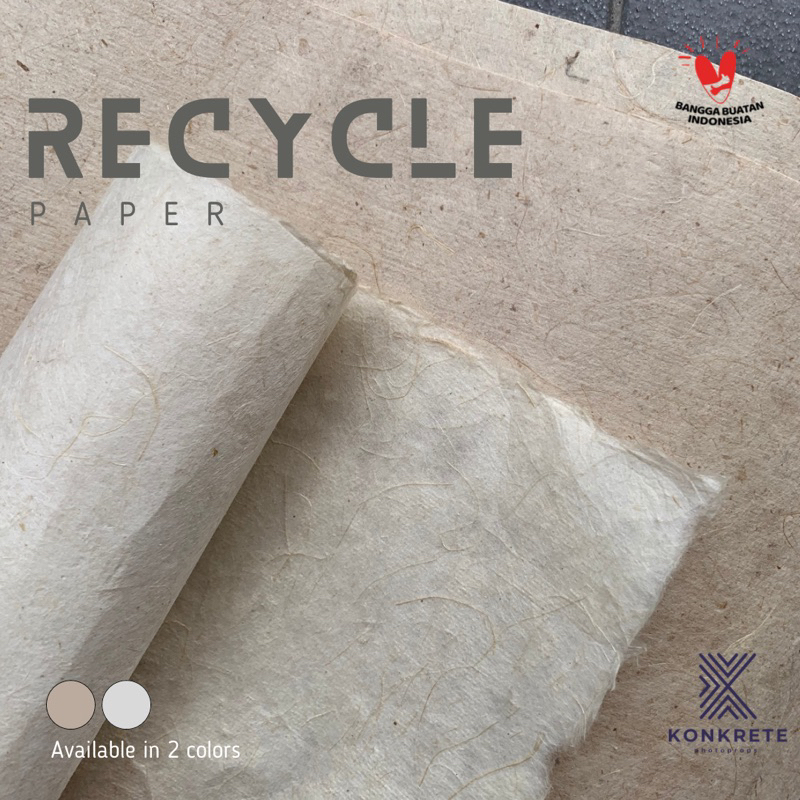 Jual Kertas Daur Ulang Putih A4 - Konkrete Photoprops - Kertas Ramah ...