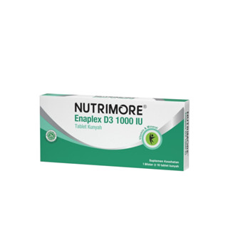 Jual Nutrimore Enaplex D3 1000 IU 1 Blister @10 Tablet / Vitamin D ...