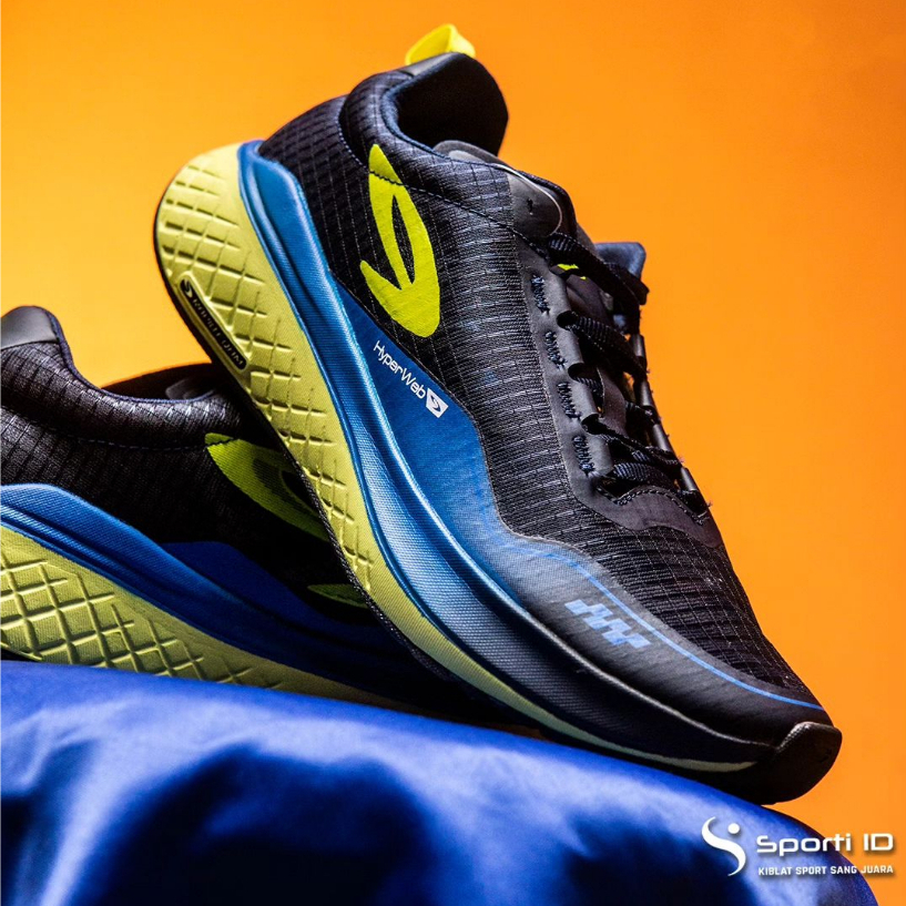 Jual Sepatu Running 910 Nineten Ultra Ekiden - Hitam Hijau Biru ...