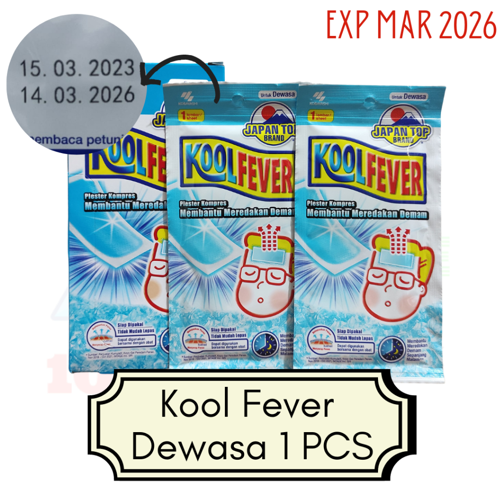 Jual Kool Fever 1 PCS | Shopee Indonesia