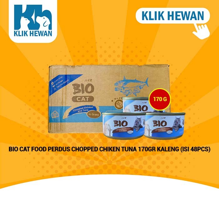 Jual Makanan Basah Kucing Bio Cat Kaleng Cat WetFood 170gr Grosir Dus ...