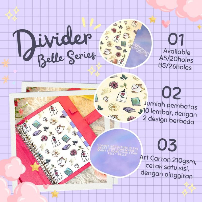 Jual Pembatas Kertas Divider Binder 10 lembar ArtCarton 210gsm | Shopee ...
