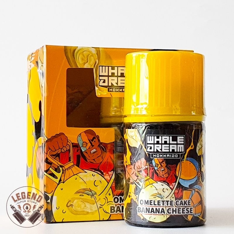 Jual FREEBASE - LIQUID WHALE DREAM HOKKAIDO Omelette Cake Banana Cheese ...