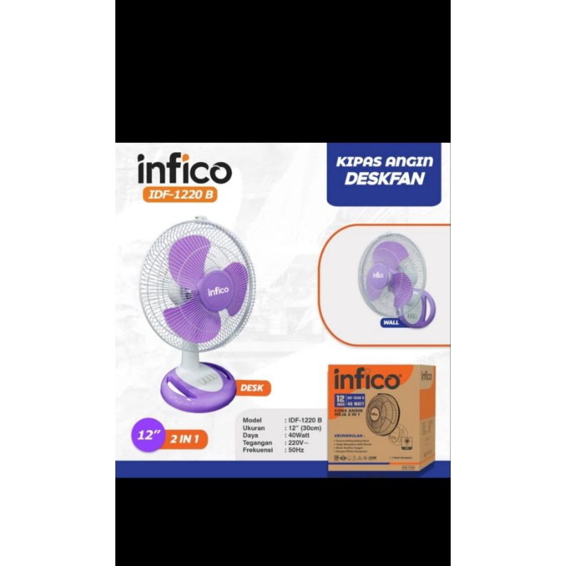 Jual kipas angin meja 12 inch infico | Shopee Indonesia