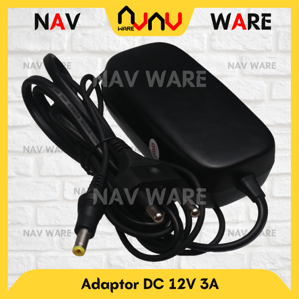 Jual Adaptor DC 12V 3A Adapter Power Supply Pompa Air CCTV DVR LED Strip | Shopee Indonesia